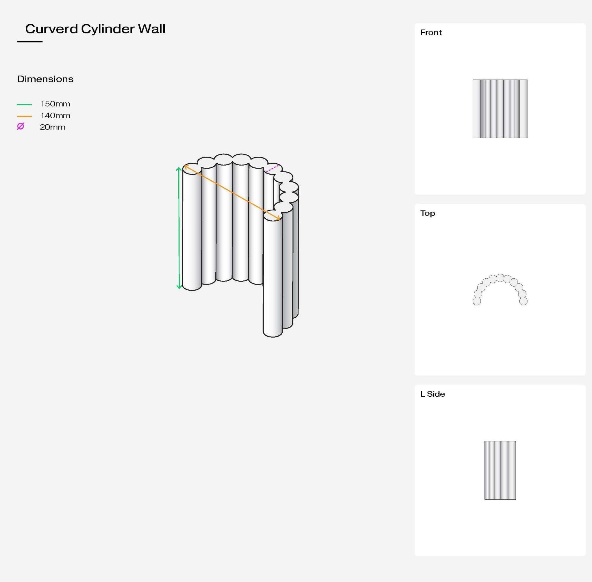Curved Cylinder Wall – Propsyland